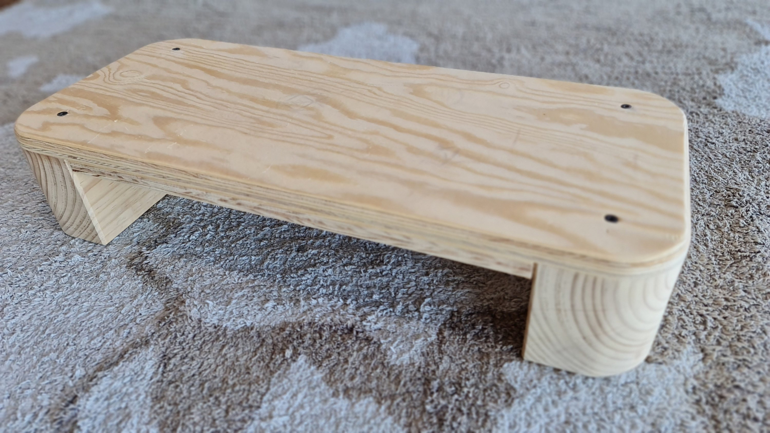 Step de madera natural - The Wooden Racoon